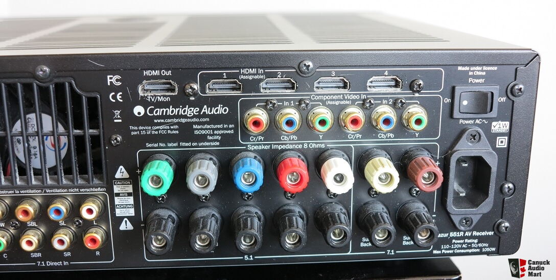 Cambridge Audio Azur 551R 7.1 receiver - SOLD Photo #1604397 - UK Audio ...