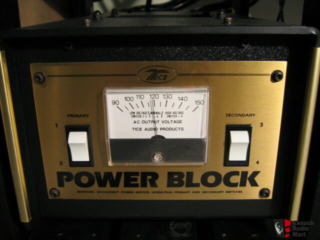 TICE Power Block Power Conditioners + TICE Titan Photo #16059 - US ...