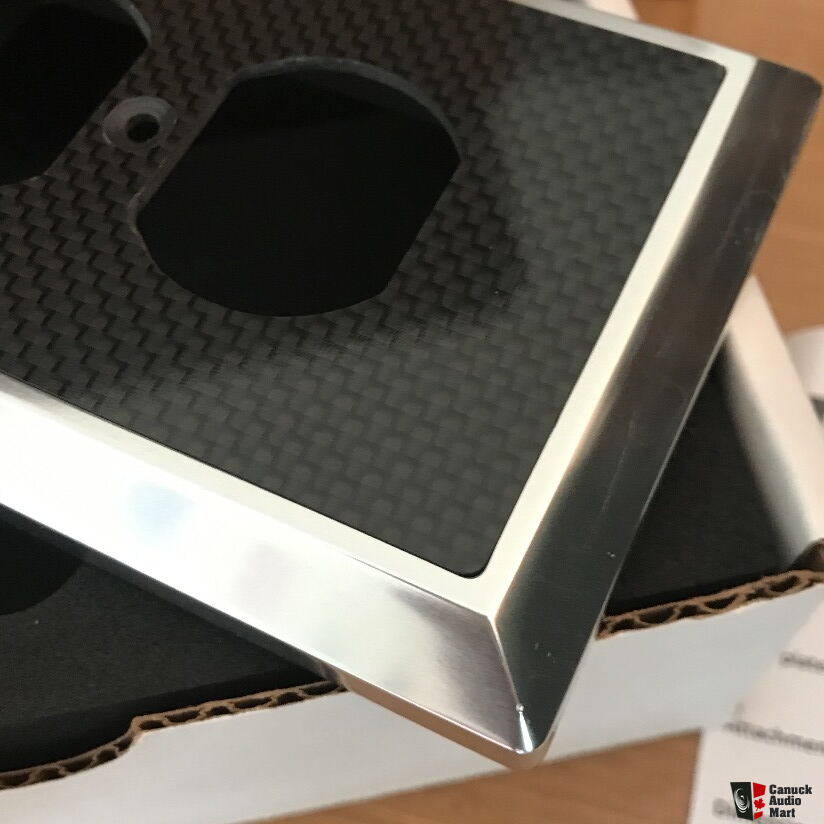 Titan Acoustics Stealth Receptacle Plate, heavy duty audiophile tweek ...