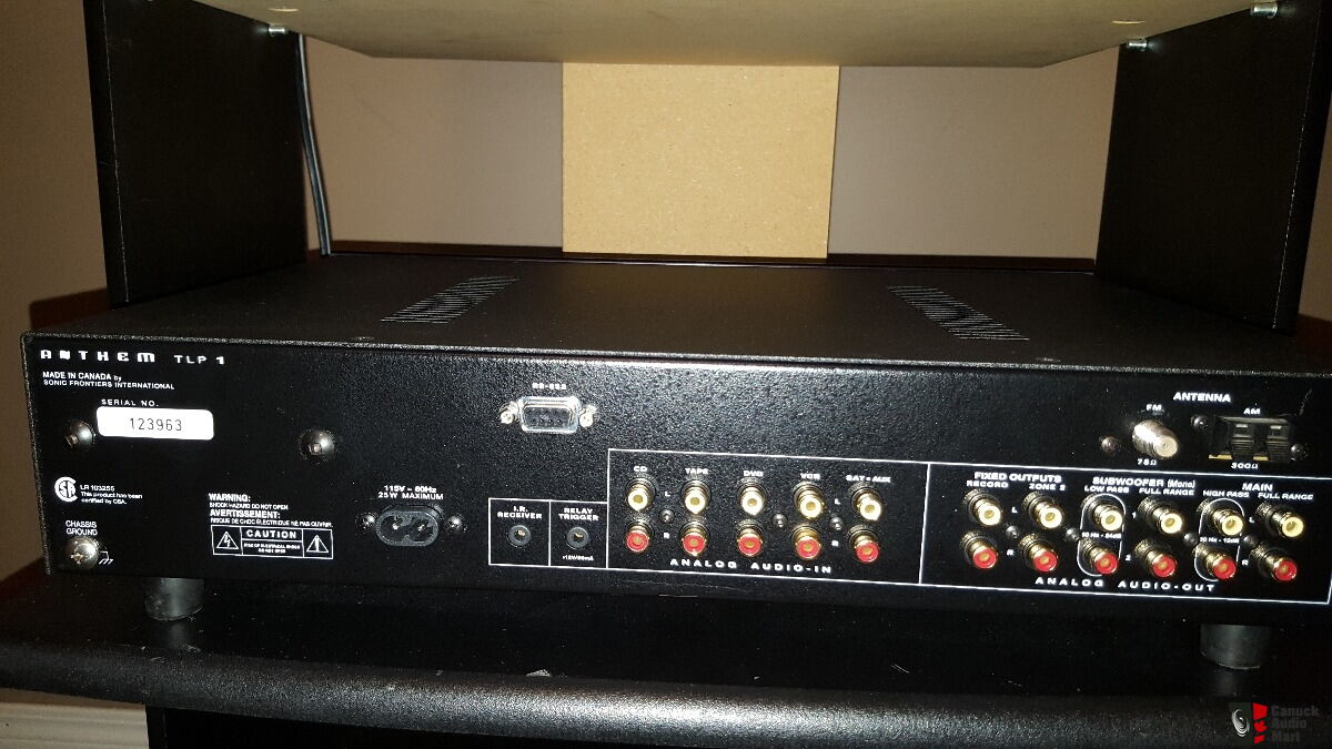Anthem TLP-1 stereo pre amp $350 Photo #1606521 - Canuck Audio Mart