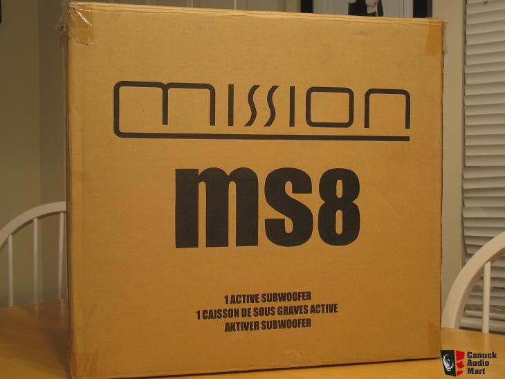 Mission M2S 5-speakers w/stands & MS8 sub Photo #160925 - Canuck Audio Mart