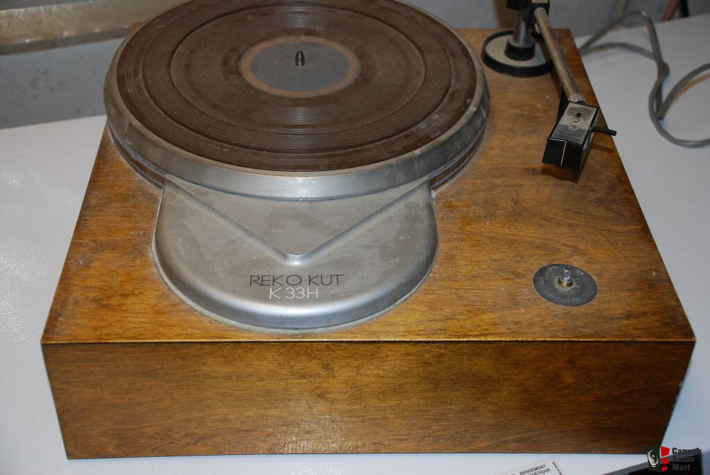 SOLD - FOR FEEDBACK ONLY Rek-O-Kut K-33H Turntable Photo #161256 - US ...