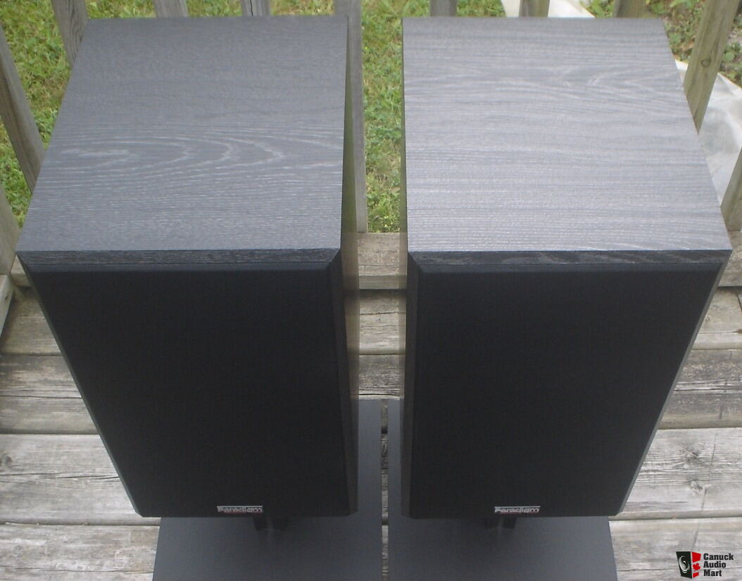 Pair, Paradigm Phantom v1 (v.1; version 1) Speakers + Stands + Box ...