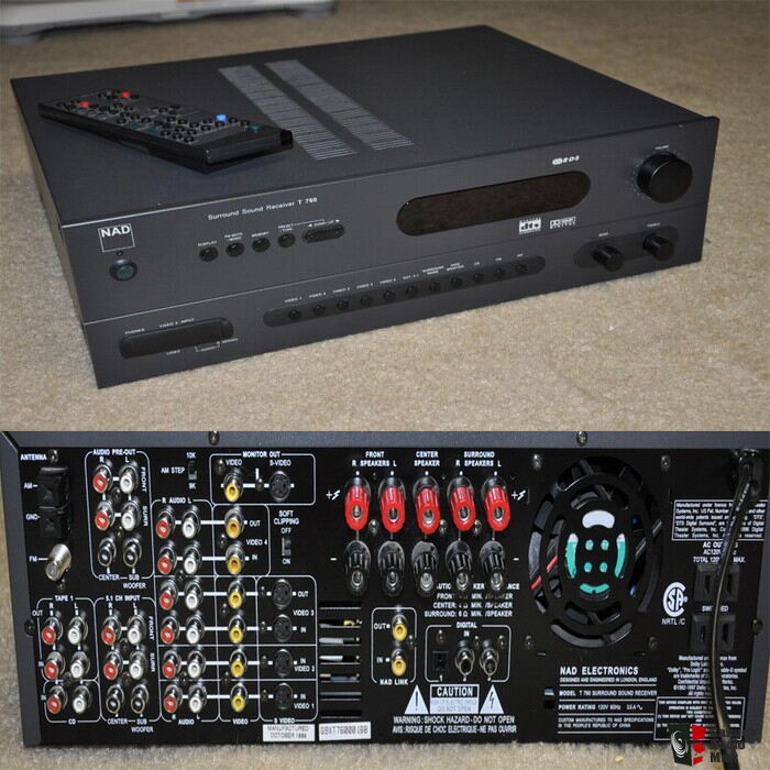 NAD T760 AV Receiver For Sale Canuck Audio Mart NAD T760 AV Receiver For Sale Canuck Audio Mart