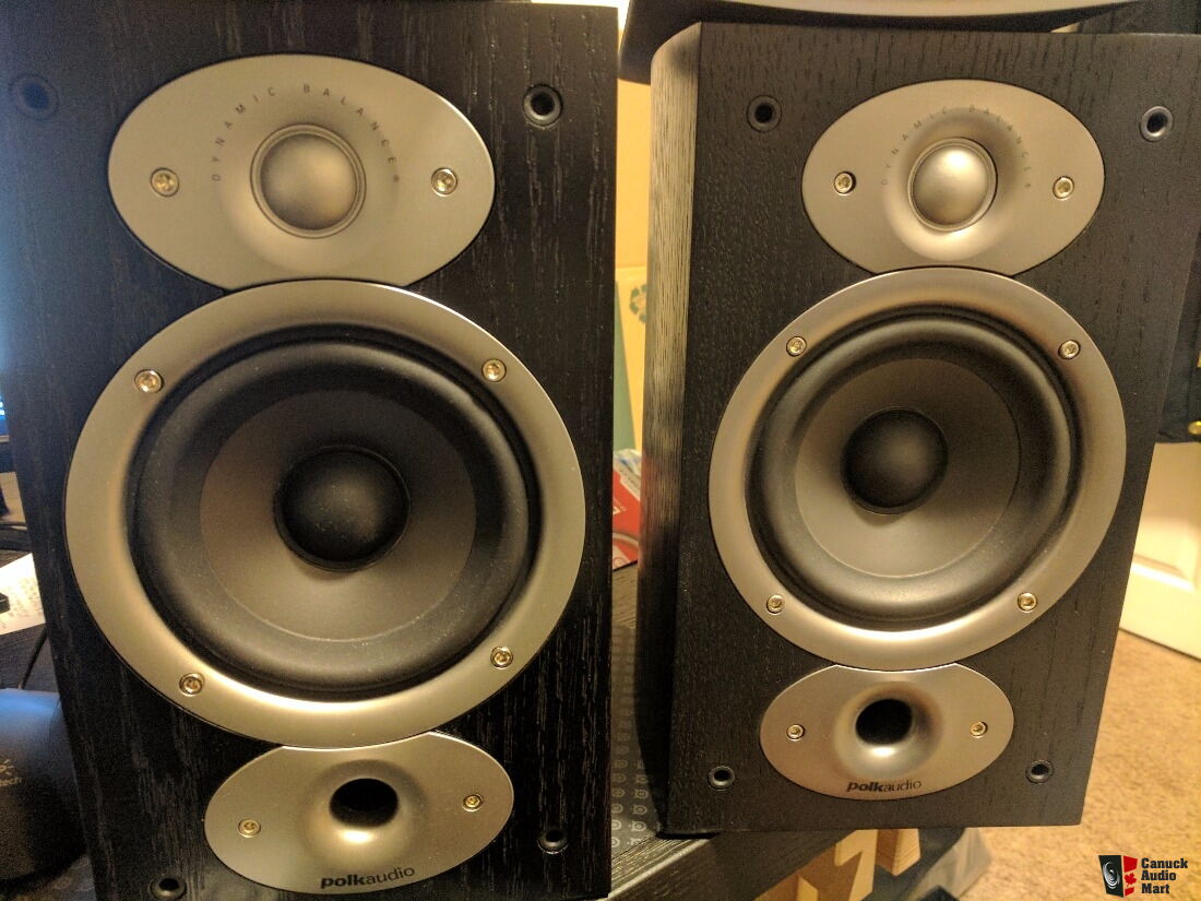 Polk RTi A1 Bookshelf Loud Speakers + Stands For Sale - Canuck Audio Mart