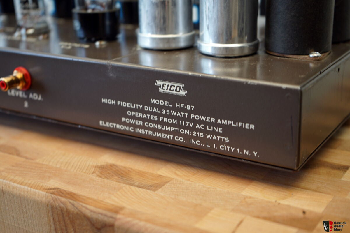 EICO HF-87 EL34 Power Amplifier Hotrodded with new Hammonds Output ...