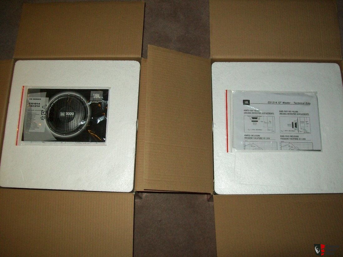 JBL CS 1214 12 inch Subwoofers (2), New in Box Photo #1619814 - UK ...