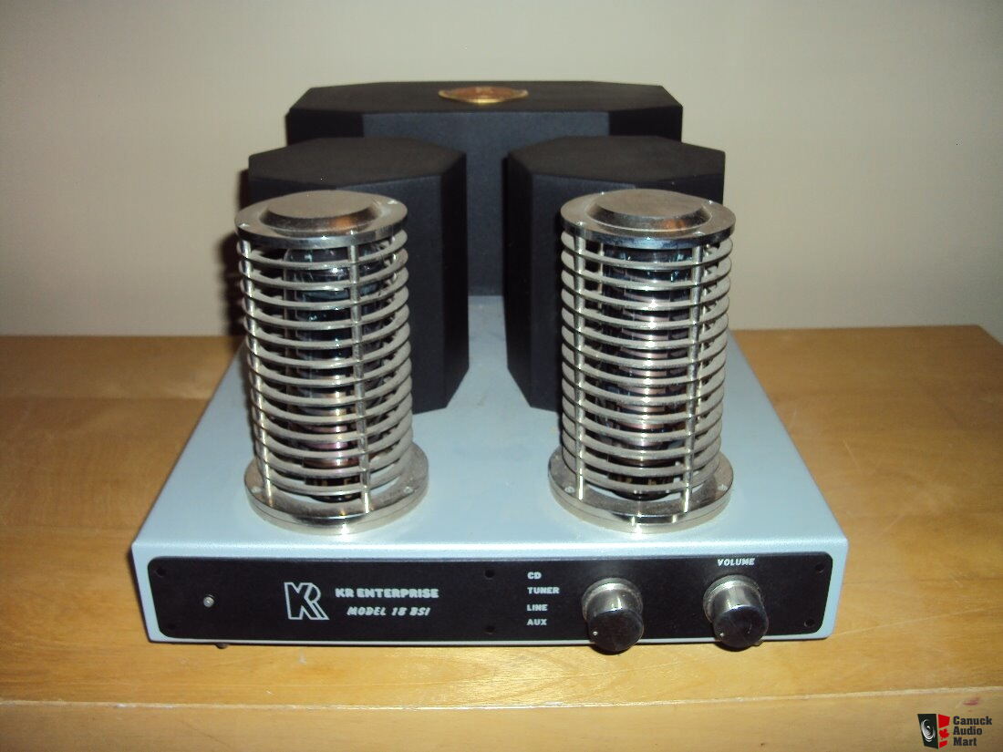 KR Audio 18 BSI All tube integrated amplifier with top KR tubes Photo ...