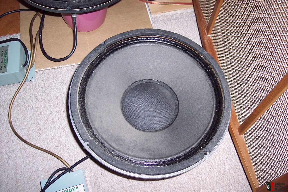 Tannoy 12" Red Monitors with crossovers 15 ohms For Sale - Canuck Audio ...