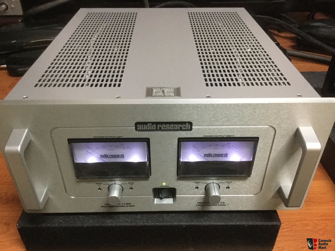 Audio Research REF 75SE power amp Dealer Ad - Canuck Audio Mart