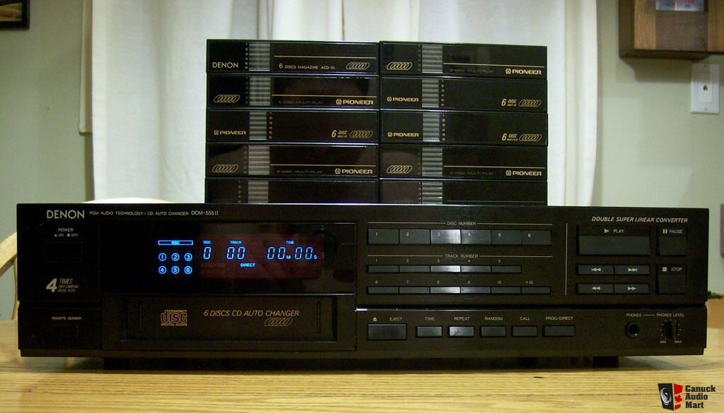 DENON DCM-555II 6 DISC CDP +10 MAGAZINES S O L D ! ! For Sale - Canuck ...