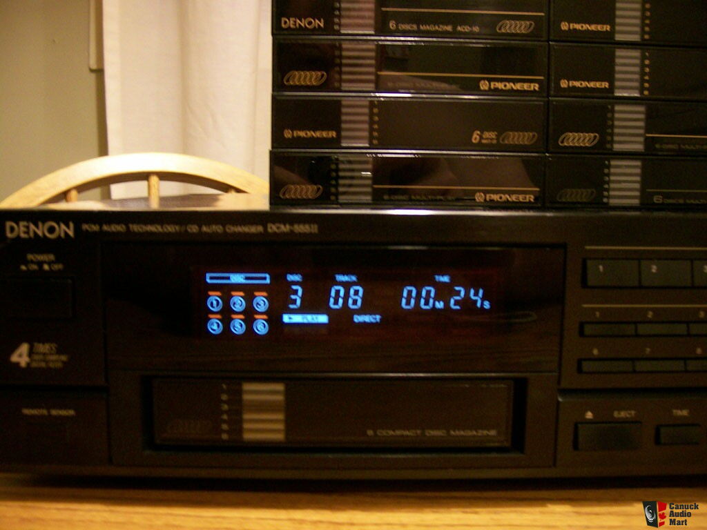 DENON DCM-555II 6 DISC CDP +10 MAGAZINES S O L D ! ! Photo #162357 ...