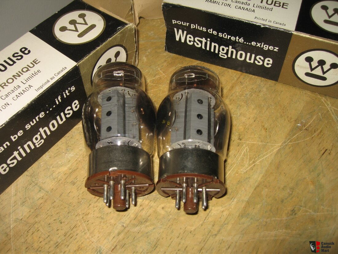 Westinghouse 6550 Output Tubes (2) - NICE !! For Sale - Canuck Audio Mart
