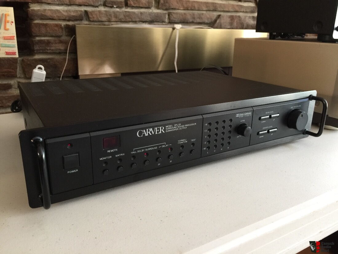 Carver: SLP-720 CD Player / DPL-33 Surround Sound Processor - PENDING ...
