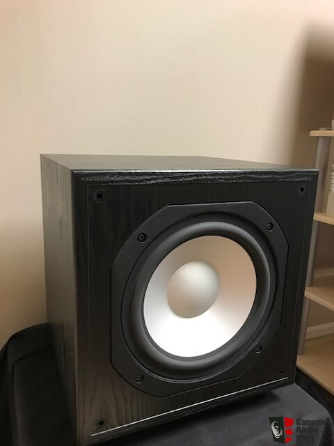 Monitor Audio FB-110 powered 150w subwoofer / black ash finish Photo ...