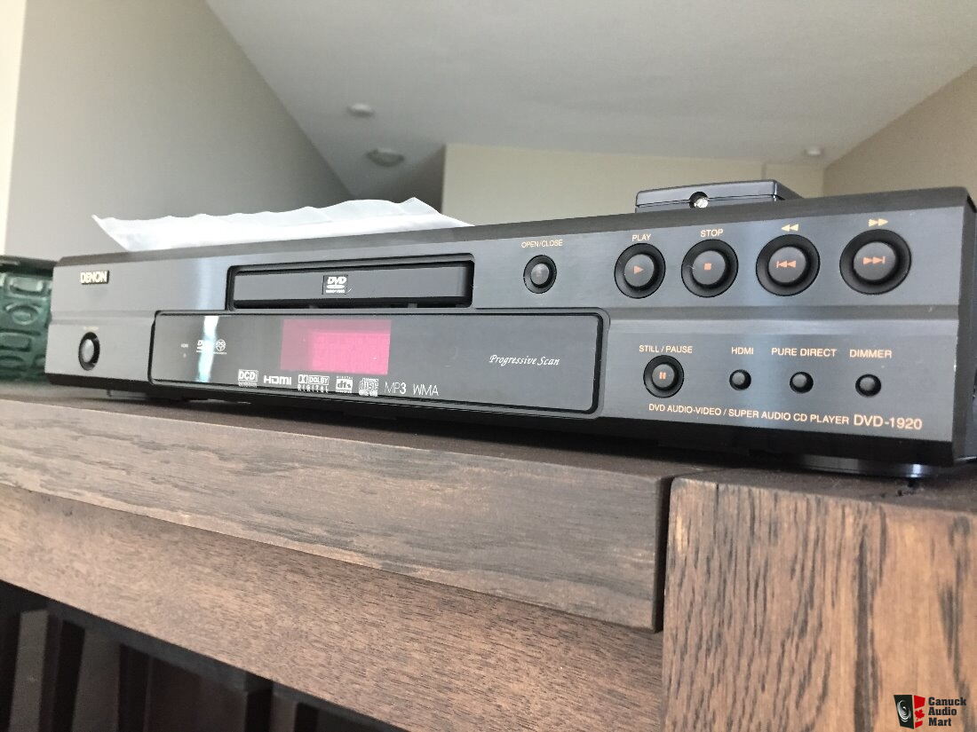 Denon 1920 - Universal player dvda, sacd, cd (not a BD player) Photo ...