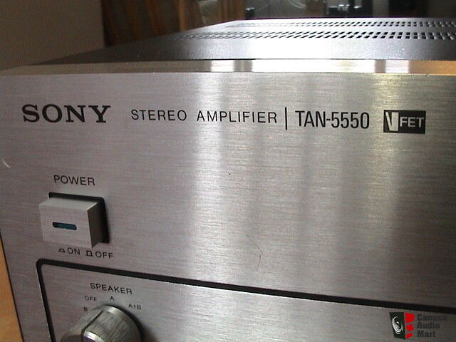 Sony TAN-5550 V-FET Power Amplifier, Excellent! Photo #163251 - Canuck ...