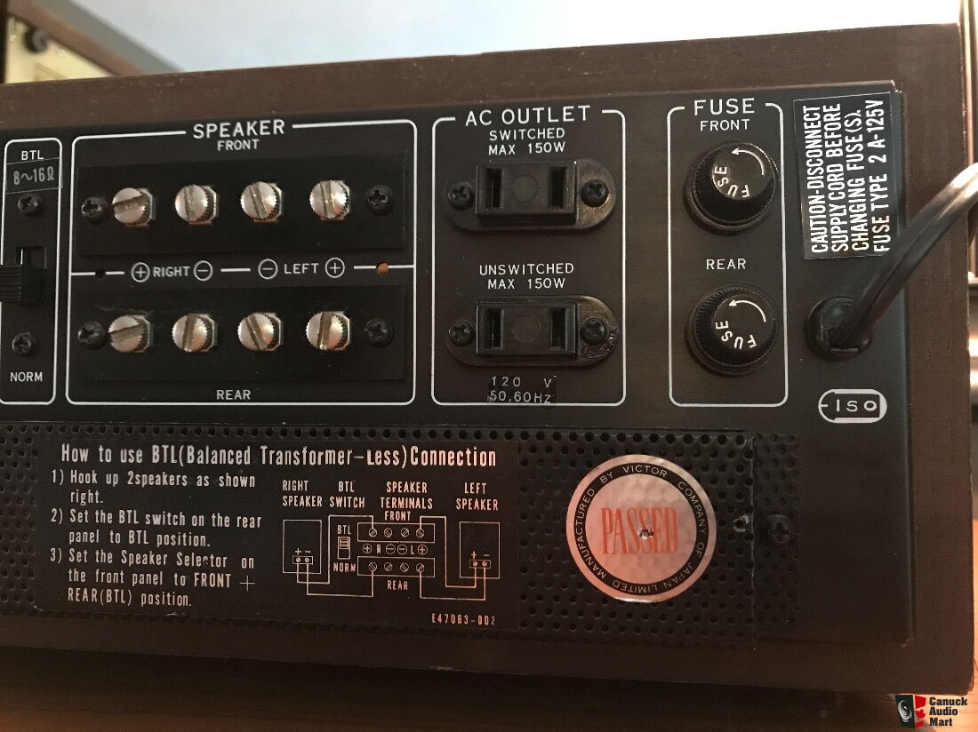 Refurbished 1970's JVC 4VR-5445 4 channel 33lbs receiver Japan Photo ...