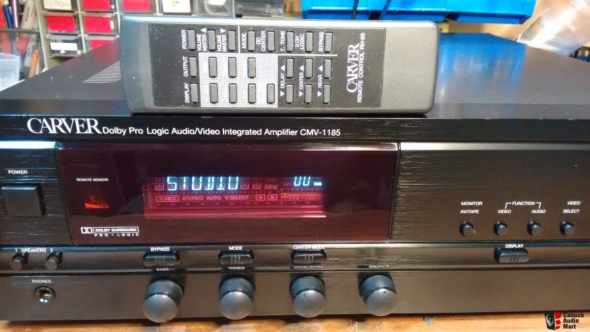 Carver CMV 1185 surround sound integrated amplifier Photo #1644446 ...