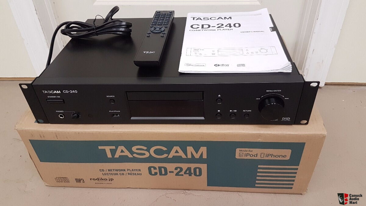 Tascam CD-240 CD/Network Player Photo #1647083 - UK Audio Mart