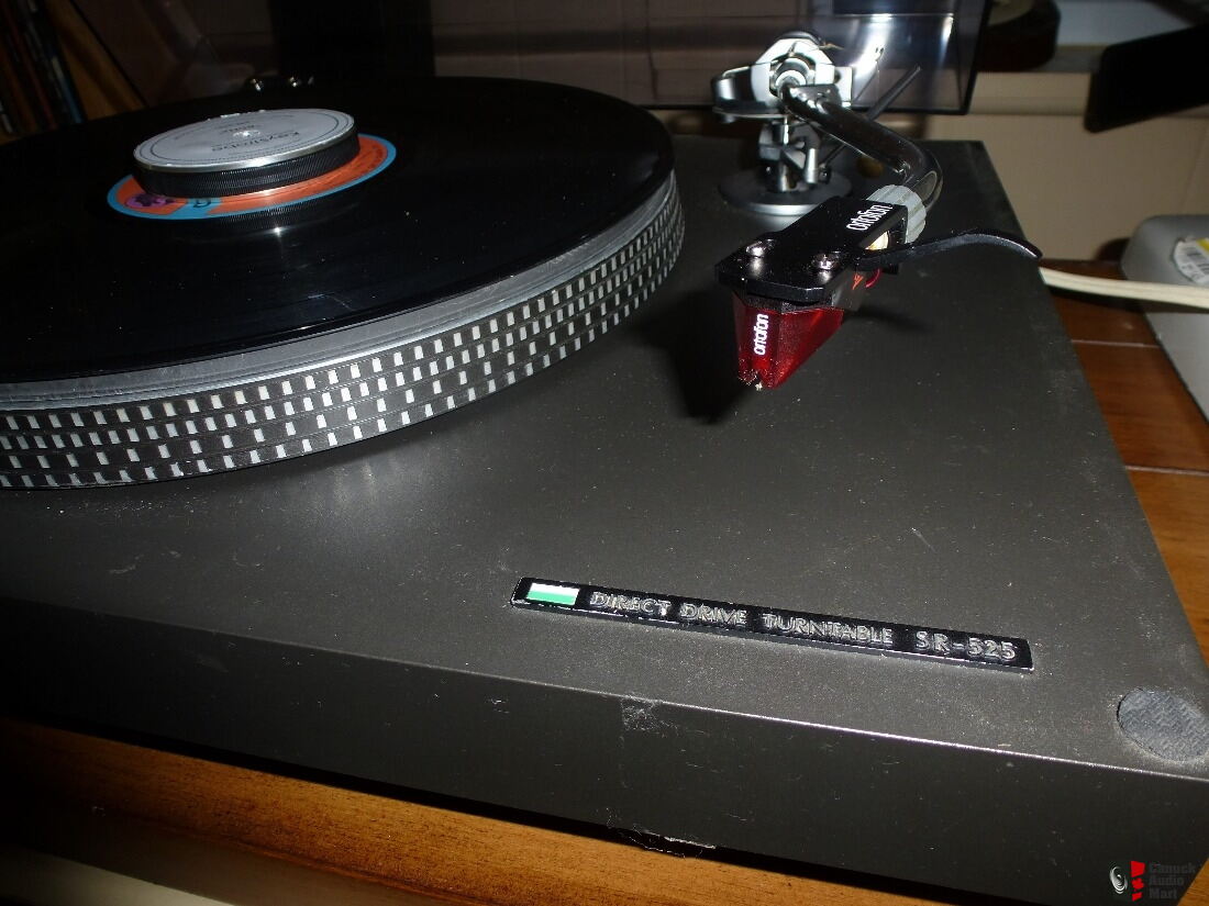 Vintage Sansui SR-525 Turntable with Ortofon 2M Red Photo #1650905 ...