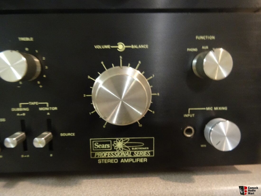 Sears Professional Series Amp AM 4658 and Tuner TR 6658 - Sansui copycat