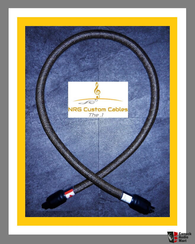 NRG Custom Cables - 'The .1' 8 AWG Power Cord For Sale - Canuck Audio Mart