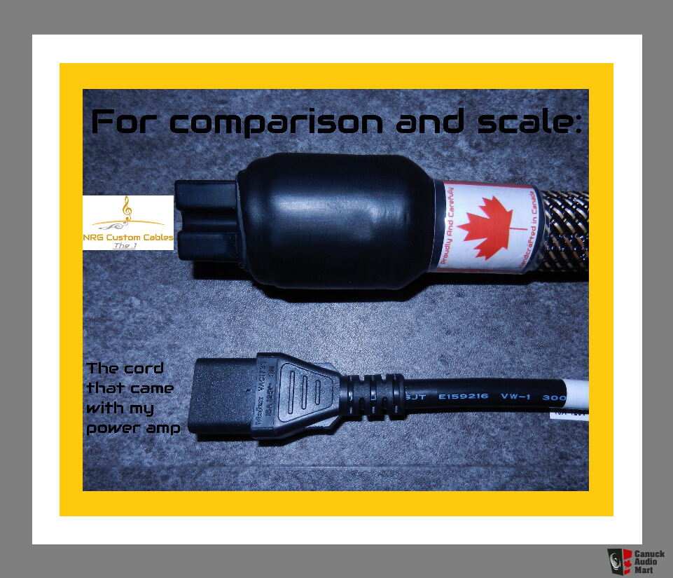 NRG Custom Cables - 'The .1' 8 AWG Power Cord Photo #1665936 - UK Audio ...