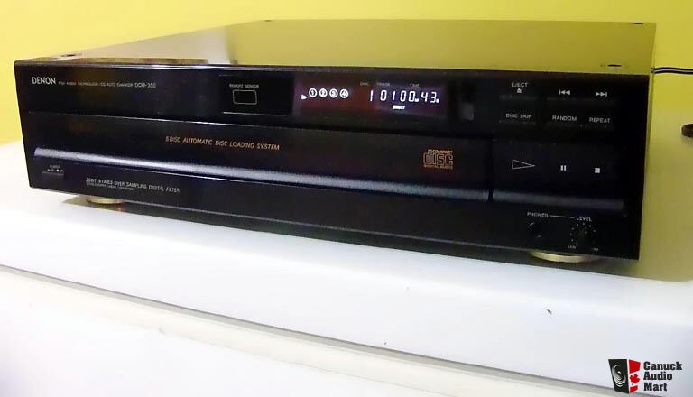 DENON DCM 350 5 Disc Player Mint Photo #166922 - Canuck Audio Mart