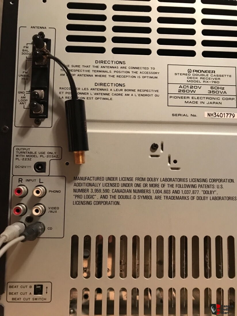 1993 pioneer rx-760 dolby stereo system dual cassette Excellent 4 in 1 ...
