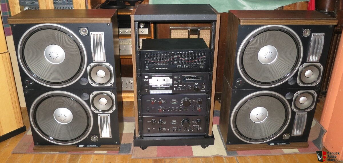 SuperDuty Sansui Set - SPX11000 speakers, 717 amp & tuner, EQ, Cassette ...