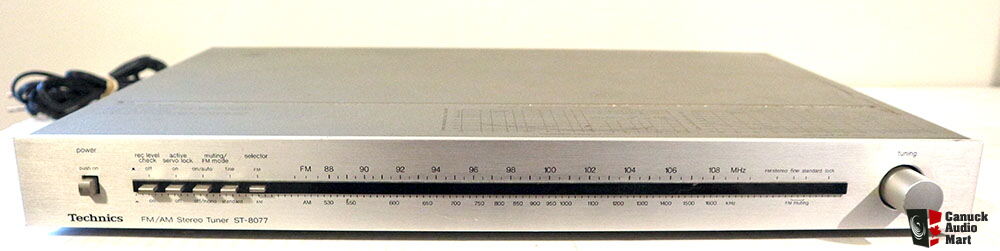 Vintage Technics ST-8077 Ultra Slim Tuner - Only 2 inches tall! Photo ...