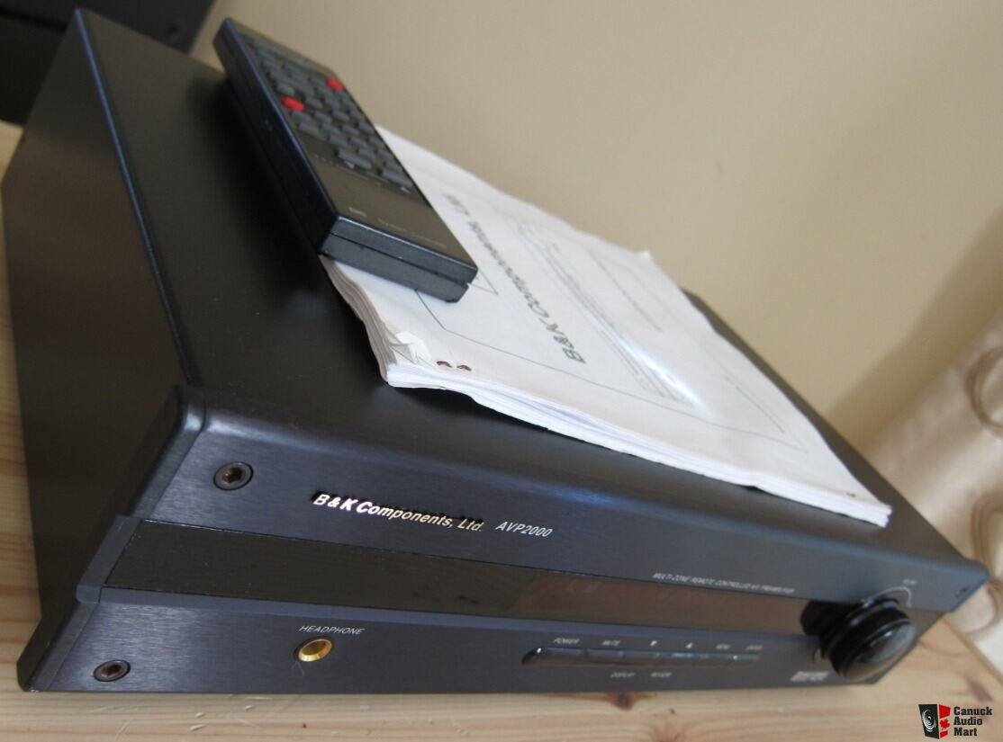 B&K AVP 2000 Preamplifier Hi-End Stereo or AV Preamp Made in USA Photo ...