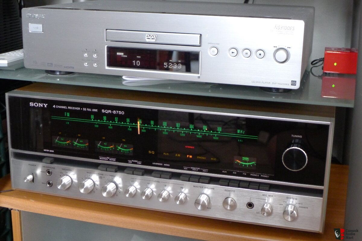 Vintage Sony SQR-8750 Quadraphonic Receiver with Full-Logic SQ Decoder ...