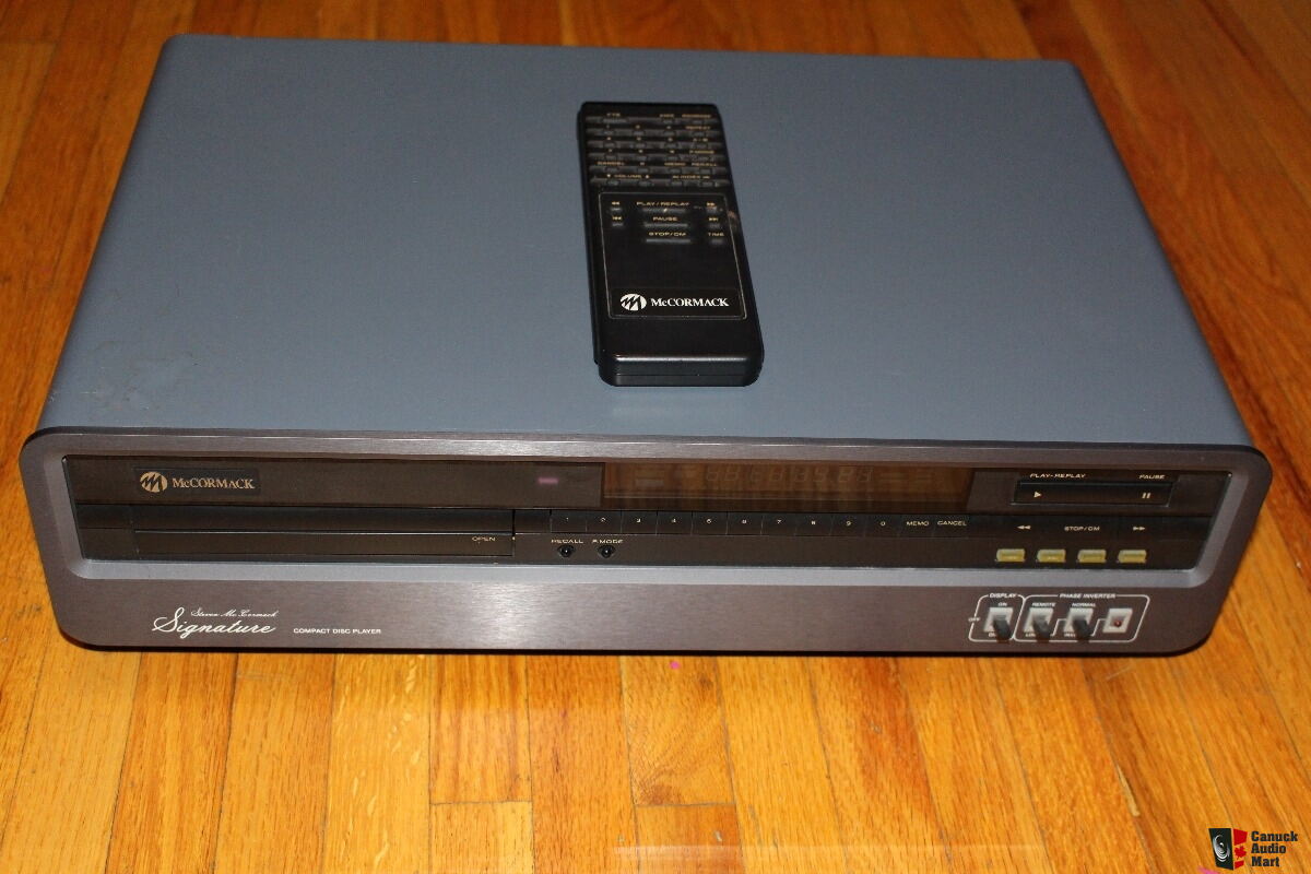 McCormack Signature CD Player with Remote and Power Cord Photo #1684388 ...