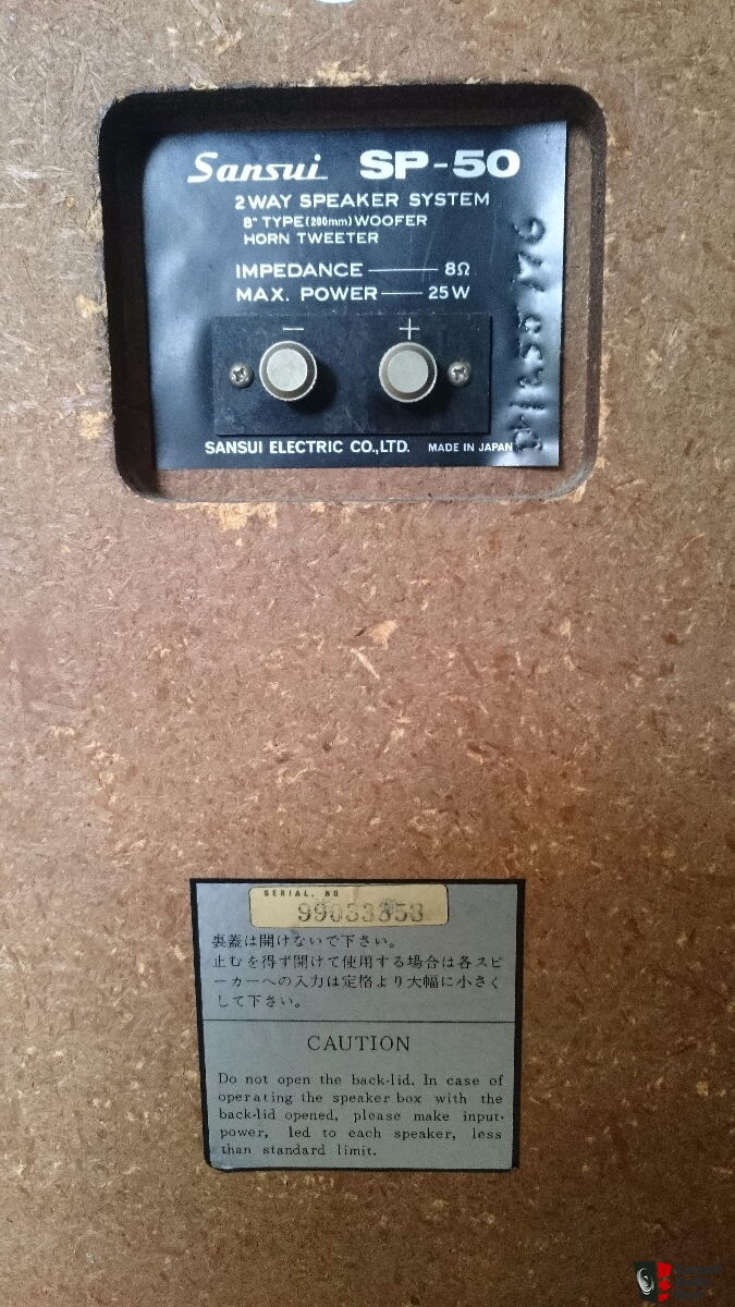 Vintage Sansui SP-50 Speakers | Made in Japan Photo #1686152 - US Audio ...