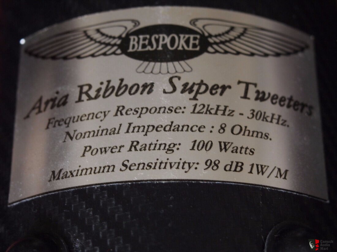 BESPOKE ARIA Ribbon Super Tweeter Photo #1686276 - US Audio Mart