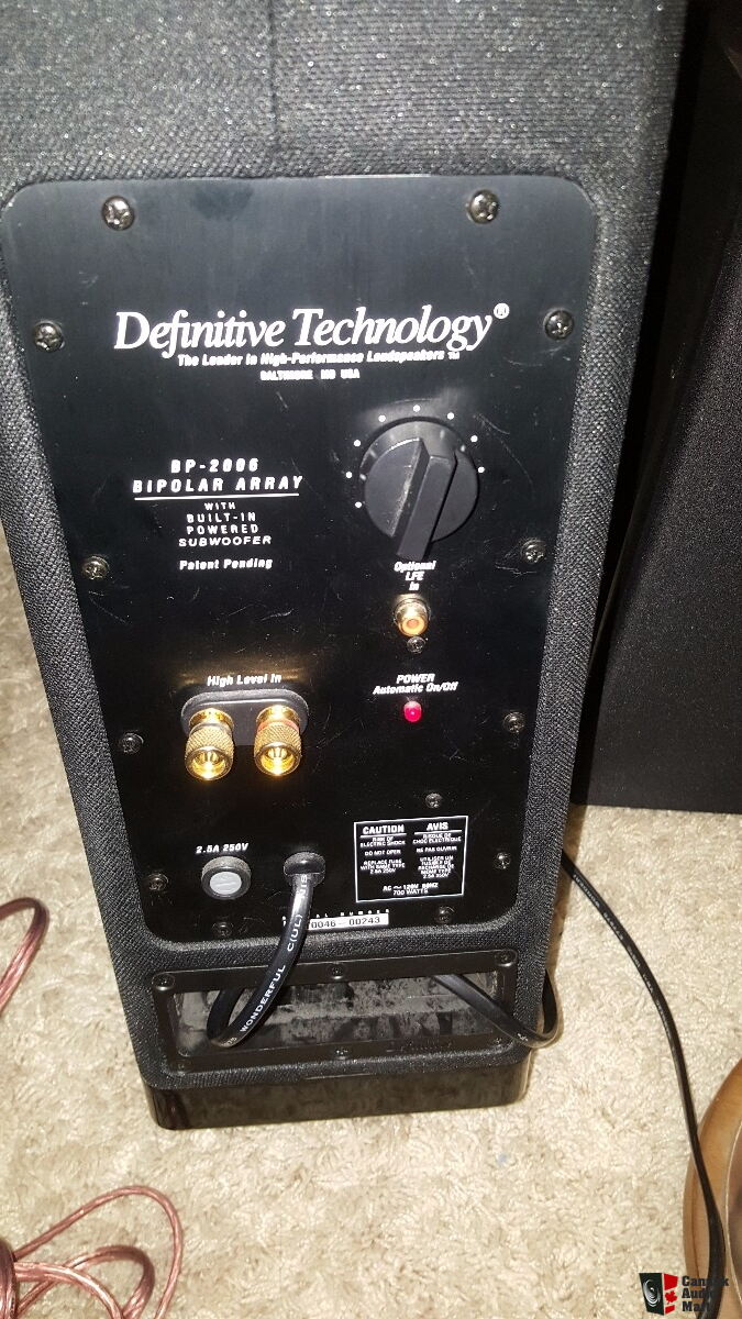 Definitive Technology BP2006 Speakers Photo #1687142 - Canuck Audio Mart