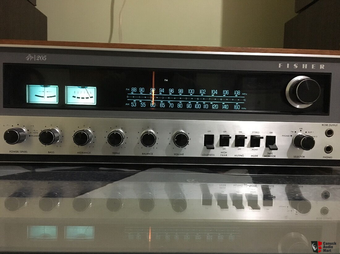 The Fisher 205 Stereophonic AM-FM Receiver Photo #1690164 - UK Audio Mart