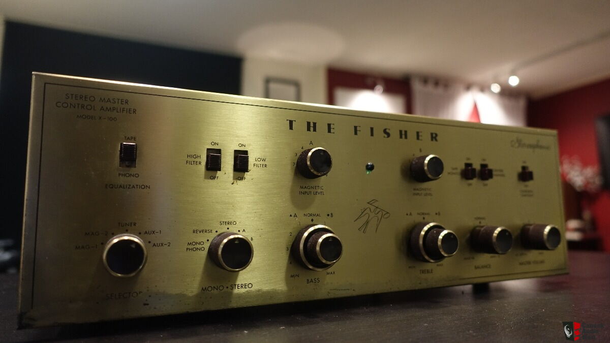The Fisher X100 Tube Integrated Amp (PRICE DROP) Photo #1693085 ...