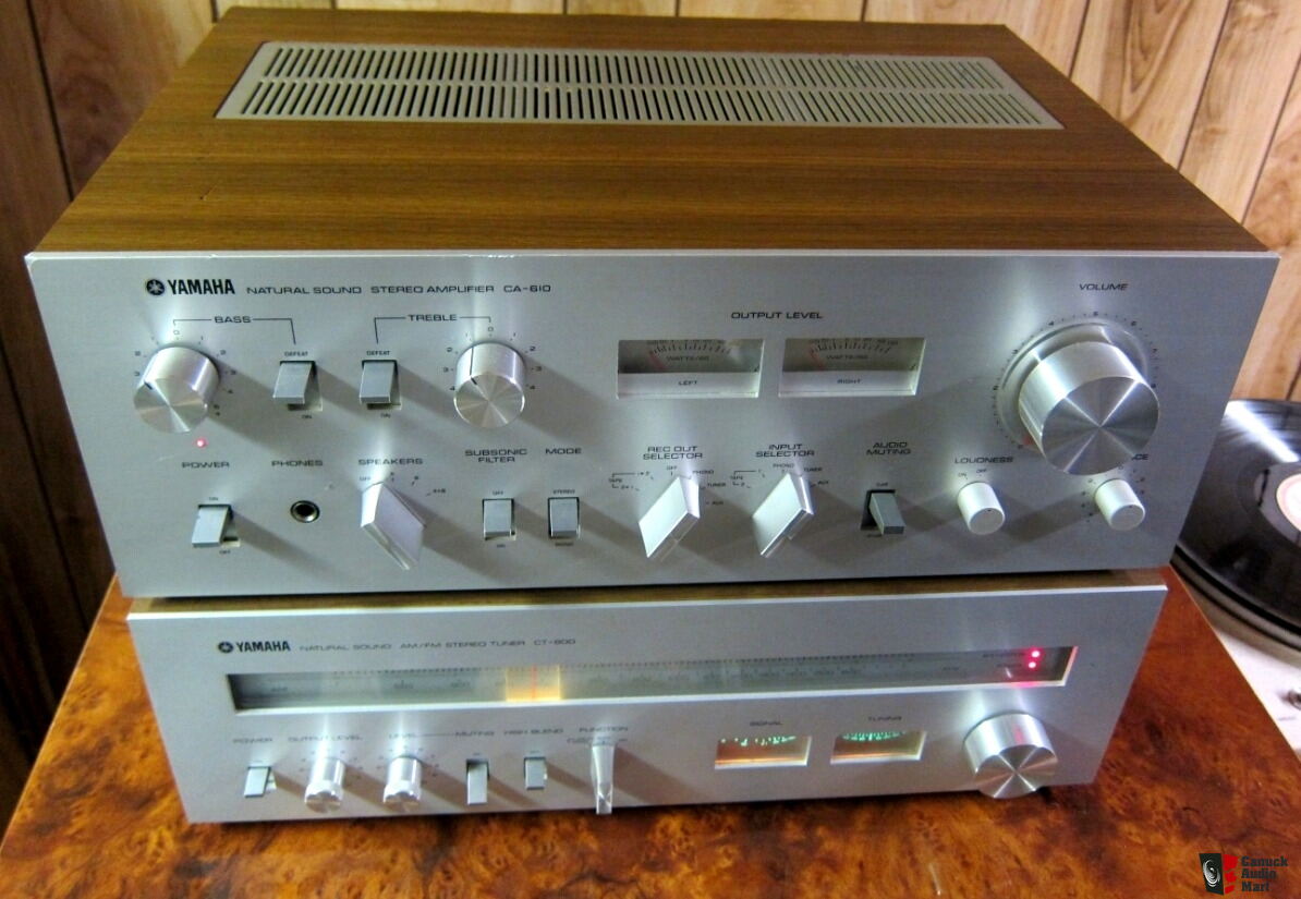 Yamaha CA-610 Integrated Amplifier Yamaha CT-800 Tuner Photo #1694733 ...