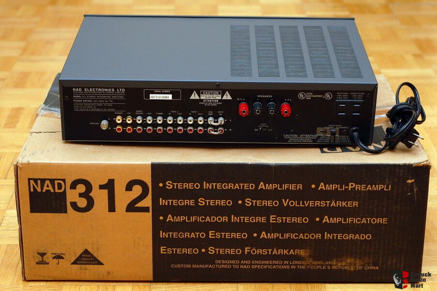 Classic NAD 312 amplifier in mint condition Photo #169863 - Canuck ...