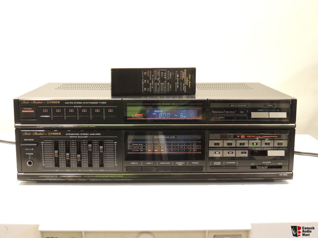 Vintage Fisher Integrated Amplifier RS-852 with Integrated AM/FM ...