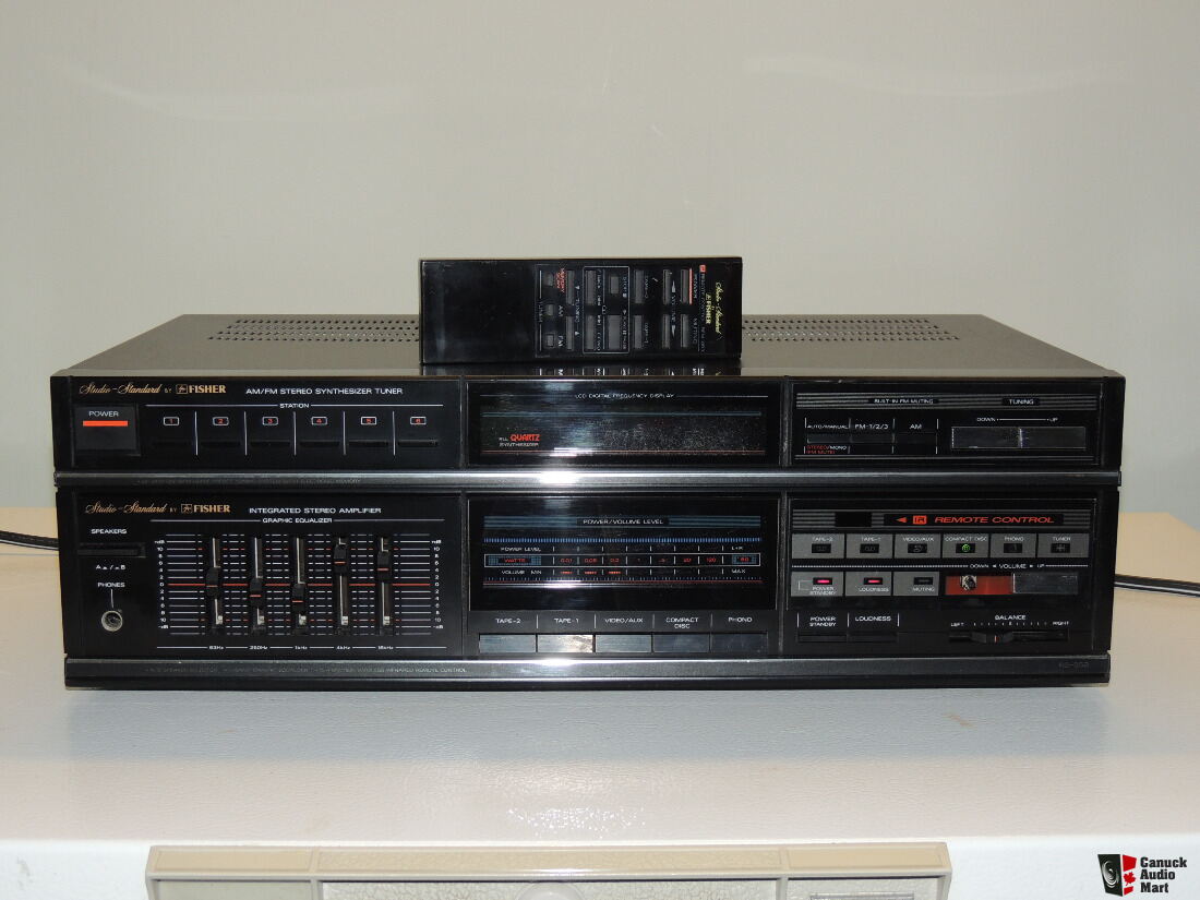 Vintage Fisher Integrated Amplifier RS-852 with Integrated AM/FM ...