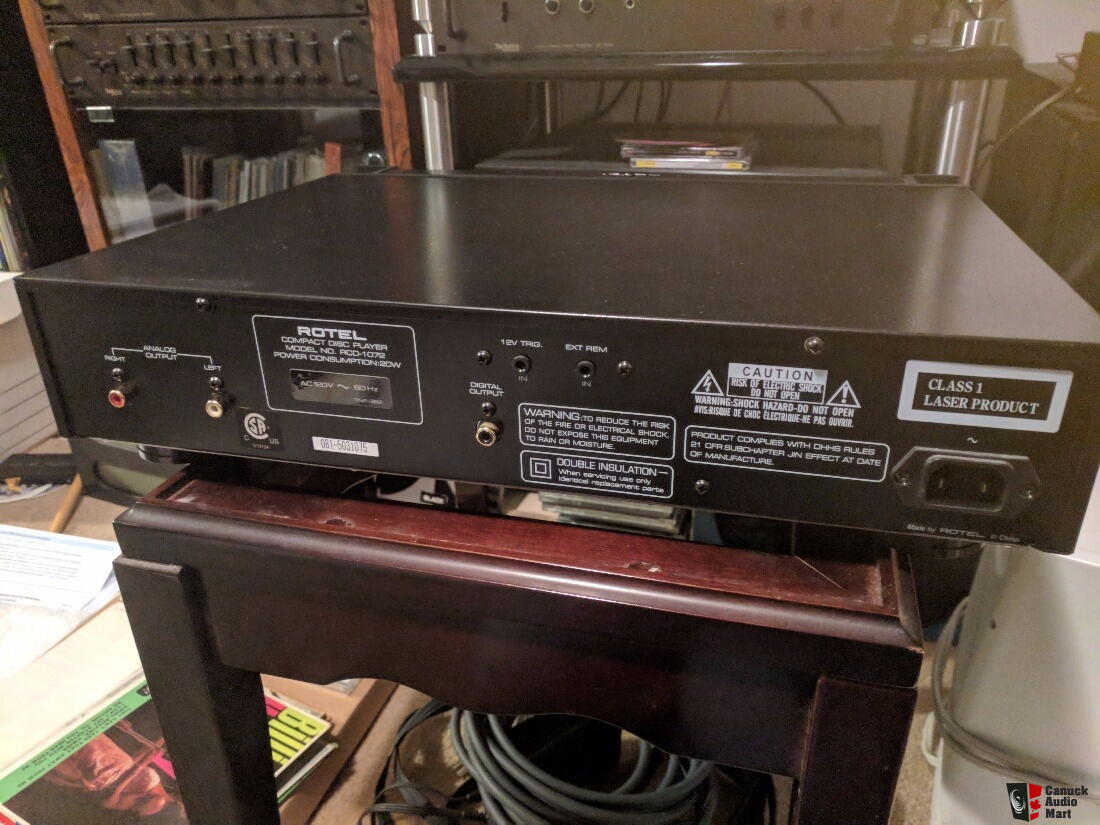 Rotel RCD-1072 CD Player with Remote and Manual Photo #1703658 - UK ...