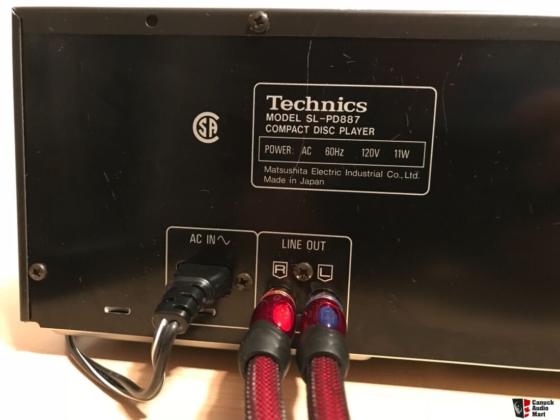 Refurbished: 1995 Technics SL-PD887 MASH model very fast 5 CD player ...
