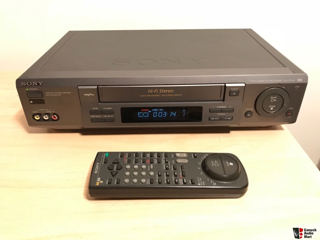 SONY Video Cassette Recorder VHS VCR Player SLV-777HF w/ remote Photo ...