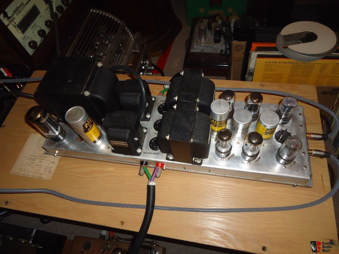 Vintage HALLMAN STEREO 6F6 P.P. TUBE Amplifier Photo #1707960 - US ...