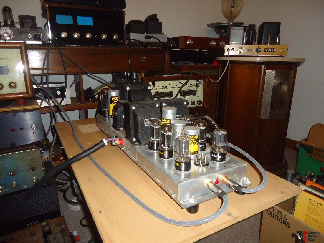 Vintage HALLMAN STEREO 6F6 P.P. TUBE Amplifier Photo #1707960 - US ...
