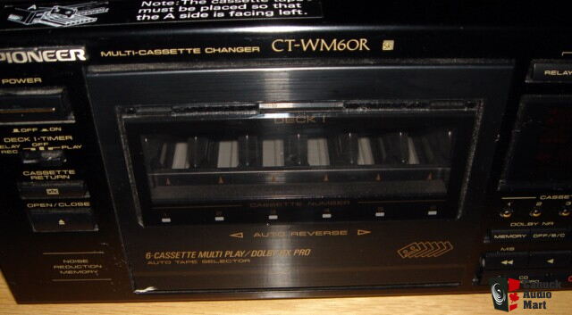 Pioneer 6 x Cassette Changer Deck CT WM6OR CTWM6OR Rare Photo #171205 ...
